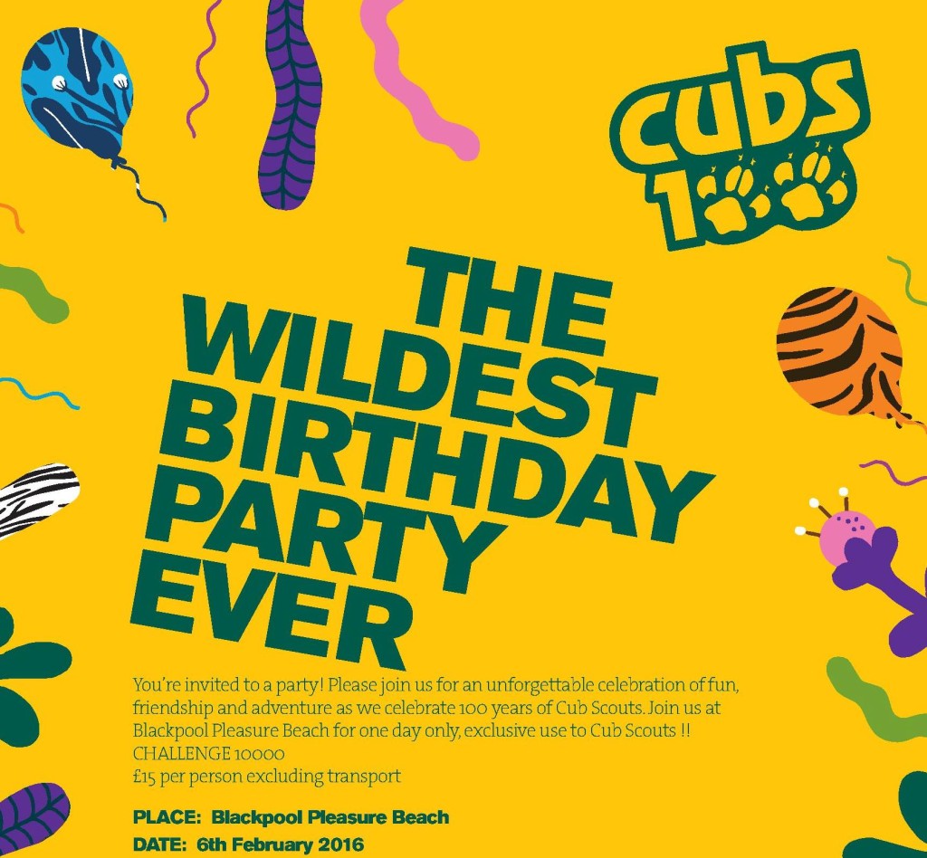 Cubs Blackpool pleasure Beach day trip. | 1st Withington Scouts